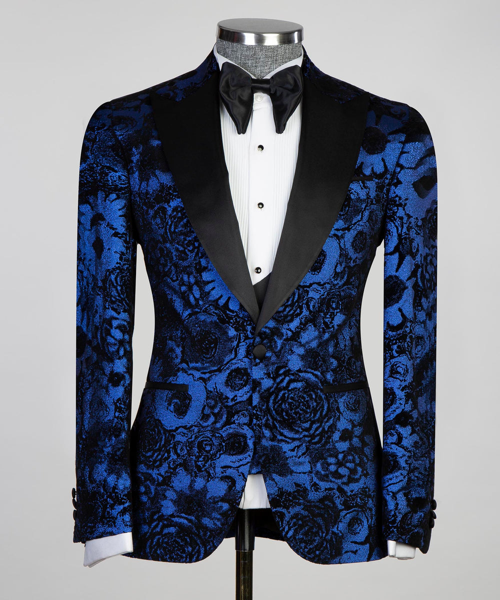 Floral Pattern Tuxedo – LABERDE