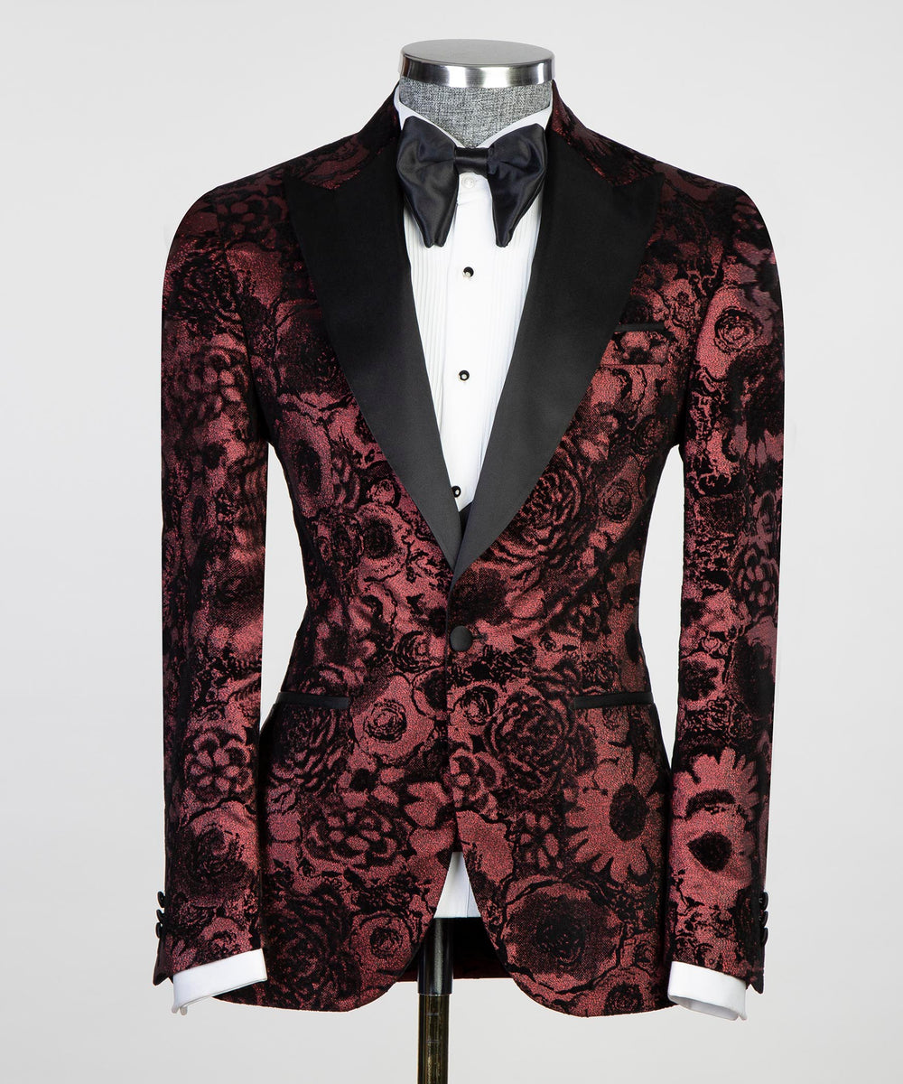 Floral Pattern Tuxedo – LABERDE