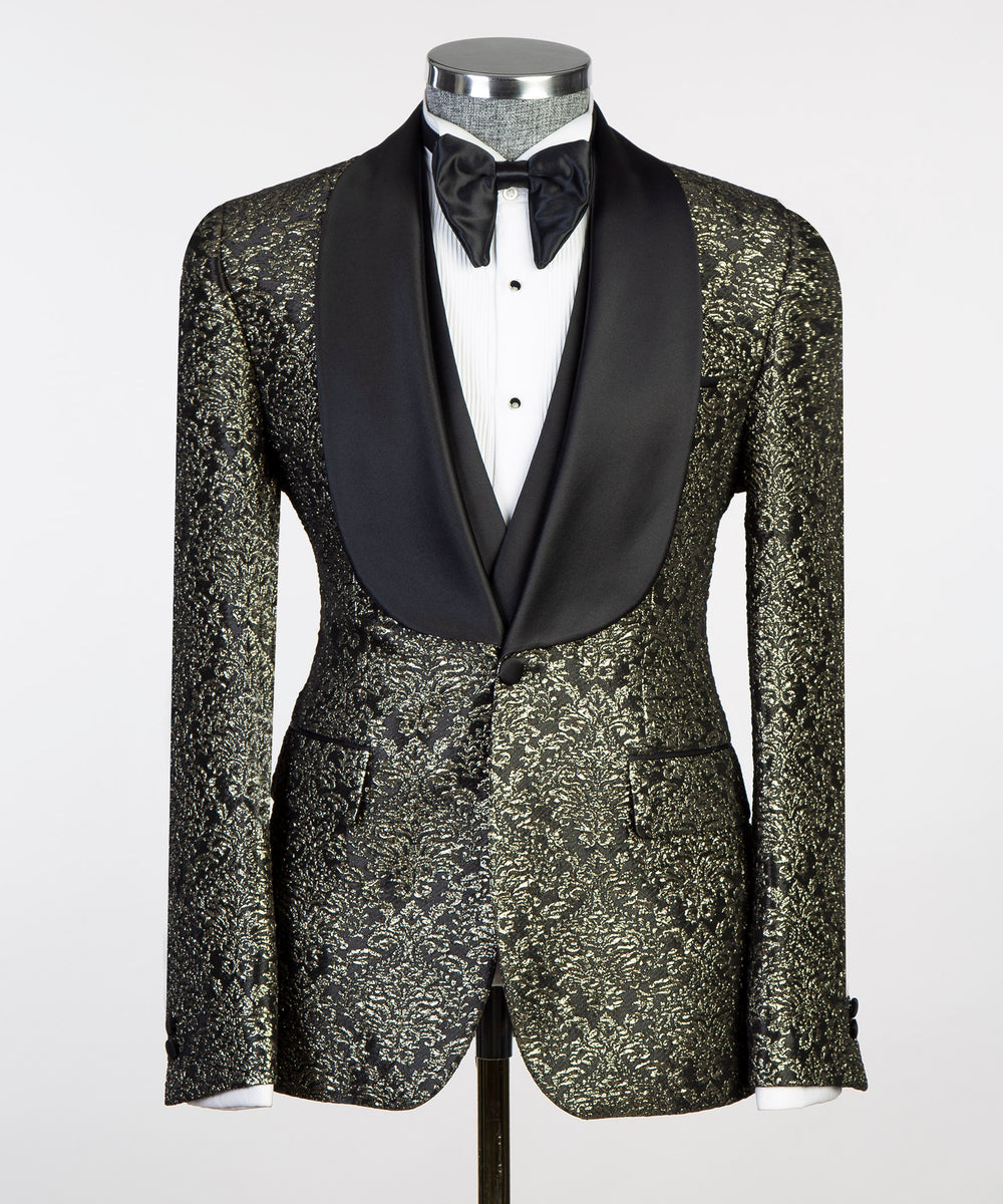 Three-Piece Patterned Tuxedo – LABERDE
