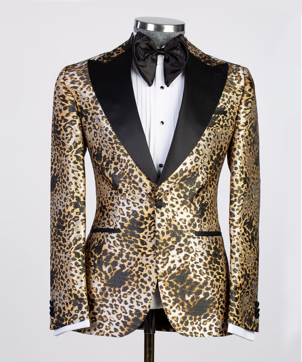 Leopard Pattern Tuxedo – LABERDE