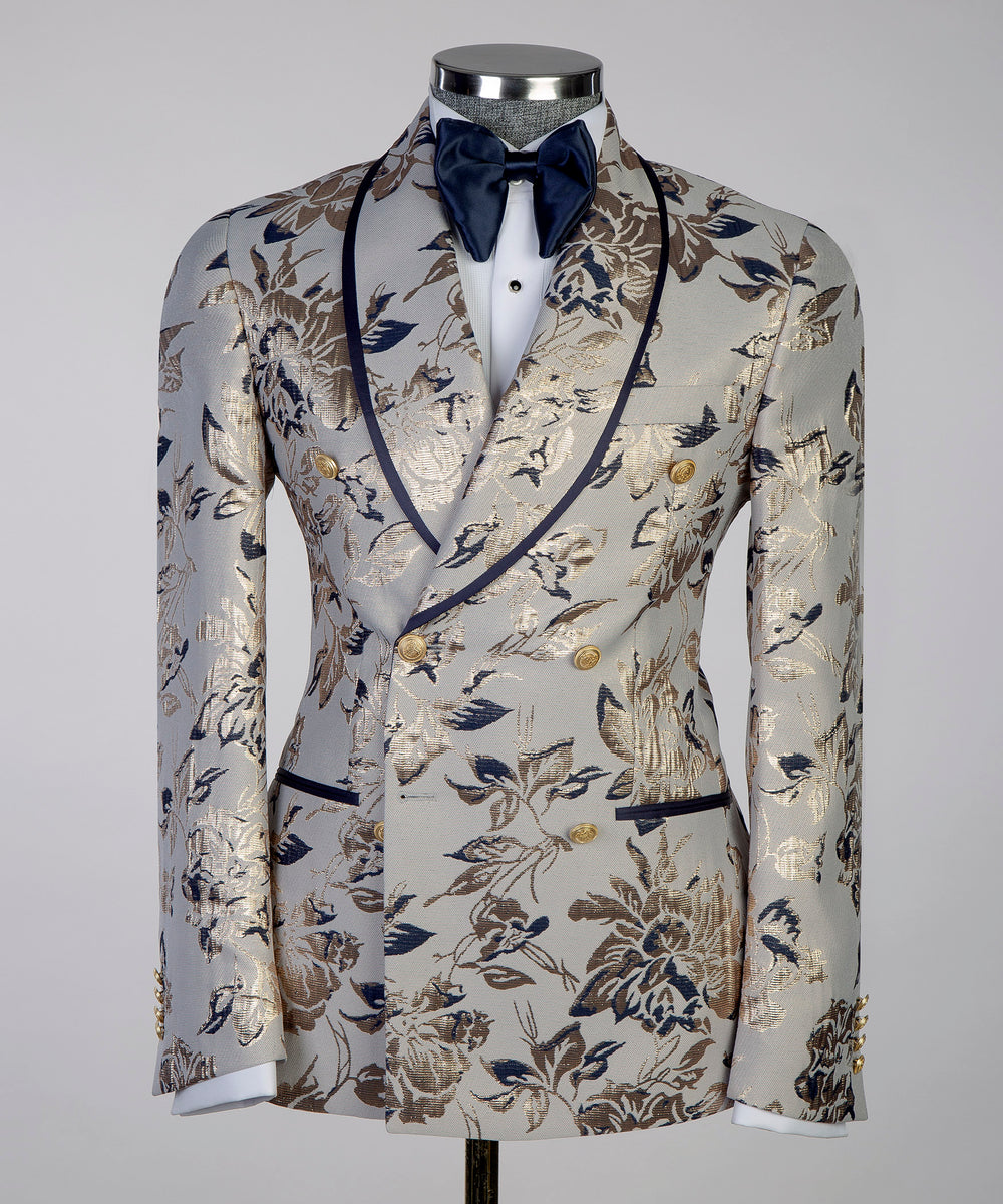 Floral Pattern Tuxedo – LABERDE