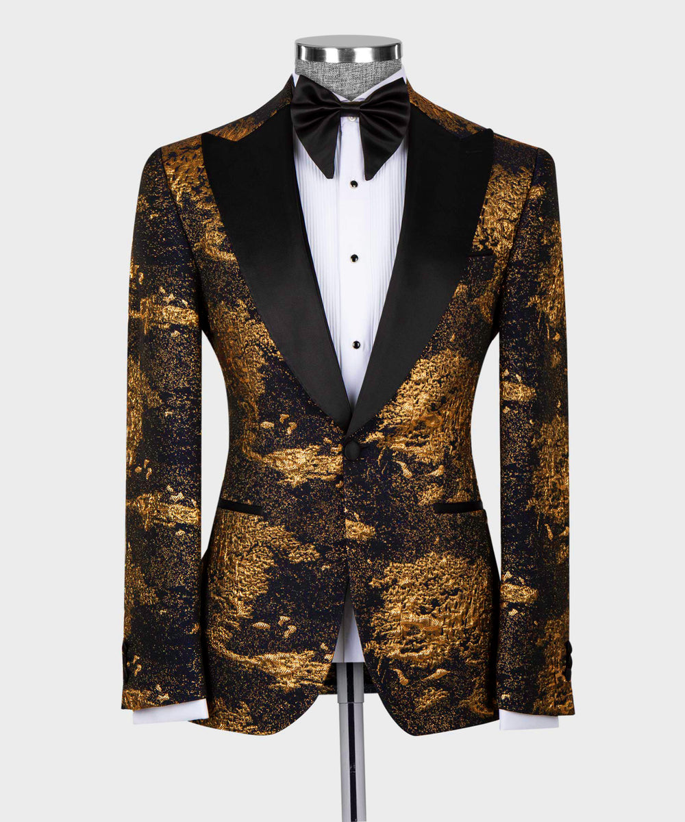 Leopard Textured Tuxedo – LABERDE