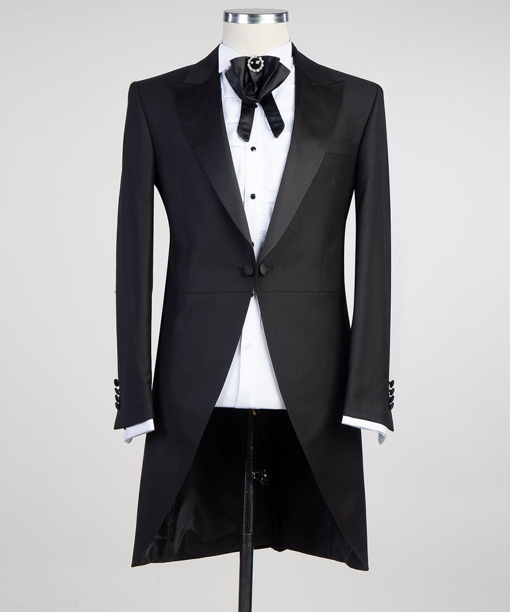 Black Tailcoat Tuxedo – LABERDE