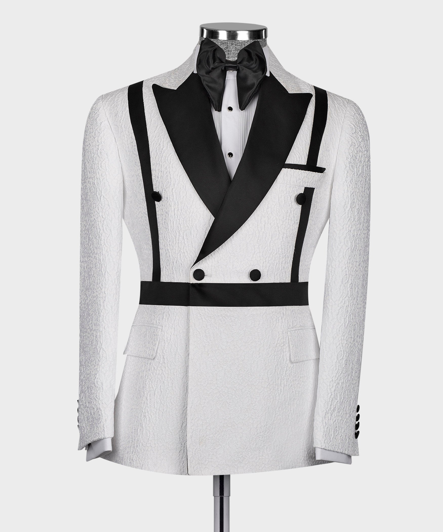 Ribbon Belted Tuxedo – LABERDE