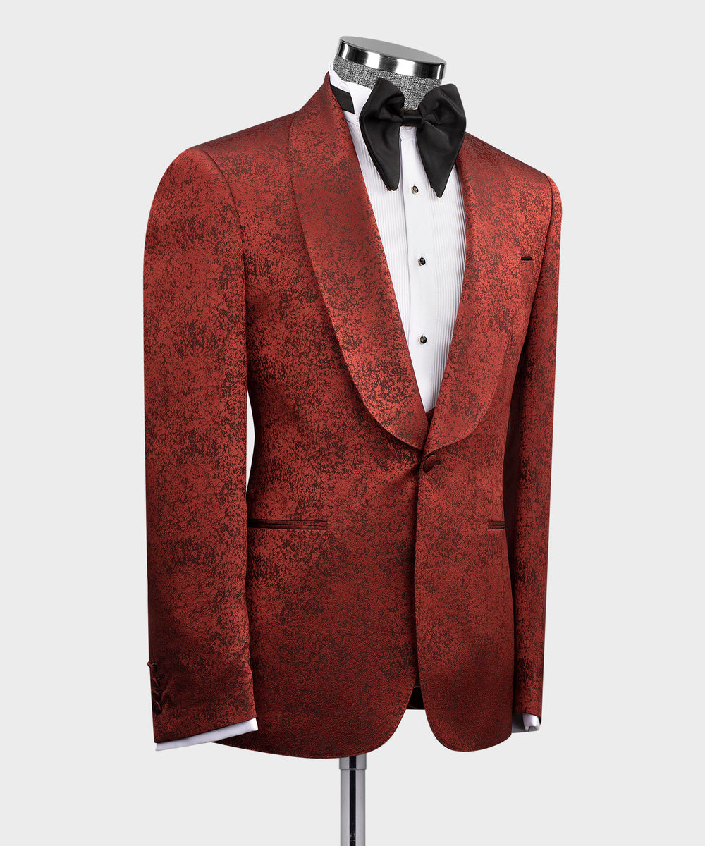 Red Pattern Tuxedo – LABERDE