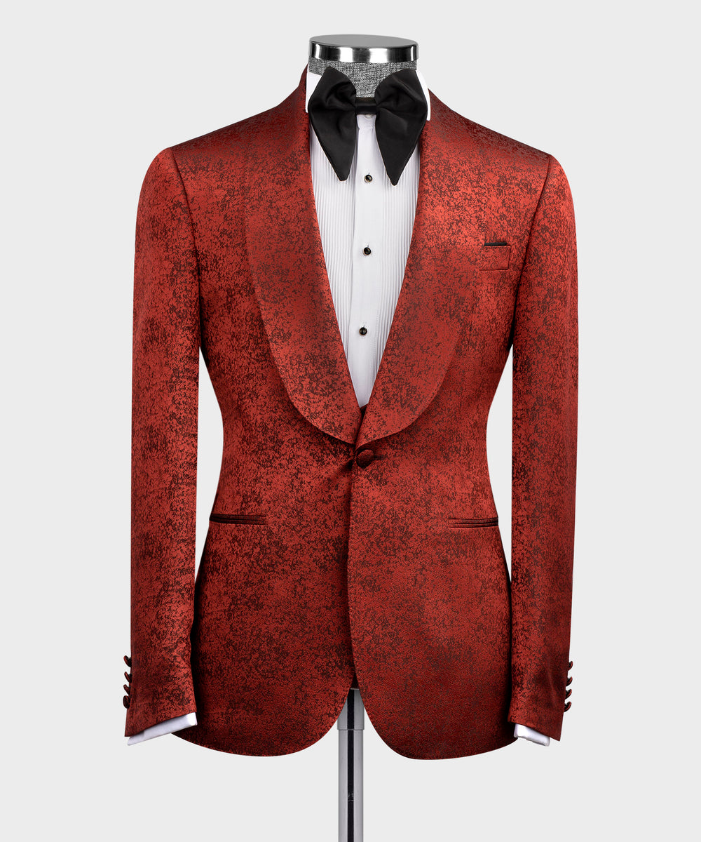 Red Pattern Tuxedo – LABERDE
