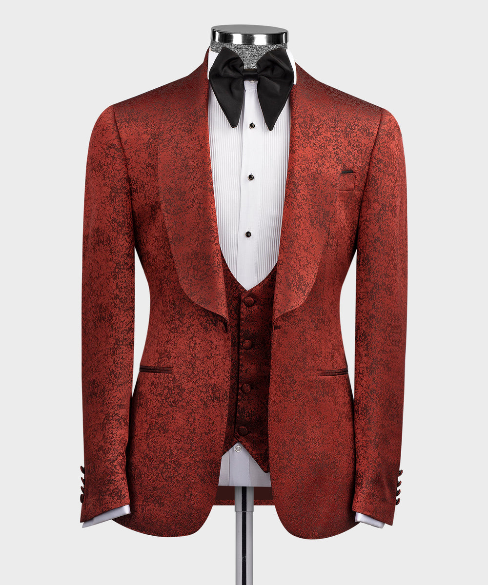 Red Pattern Tuxedo – LABERDE